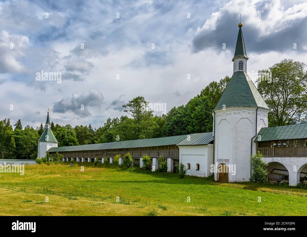 North-East Tower and Kvassovarennaya Tower. Valdai Iversky Bogoroditsky ...