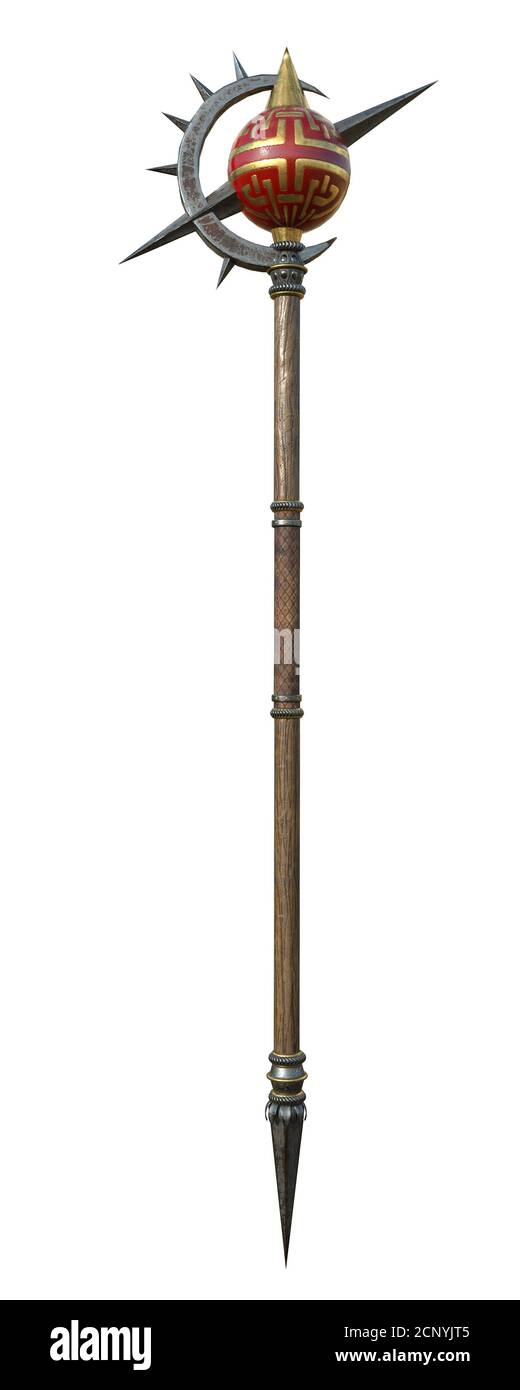 Wooden staff sharp Cut Out Stock Images & Pictures - Alamy