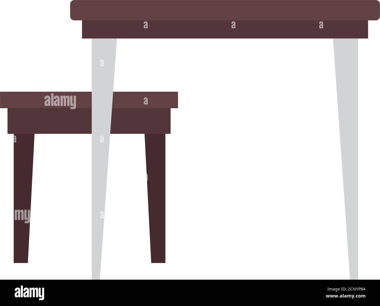 High chair table Stock Vector Images - Alamy
