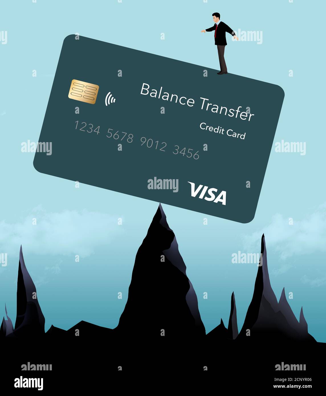 Visa card usa hi-res stock photography and images - Alamy