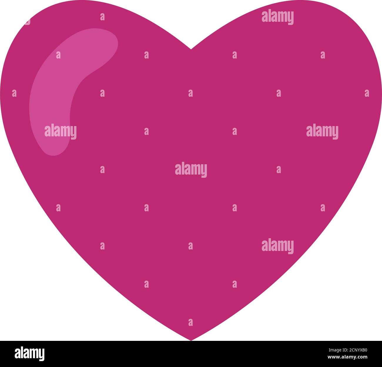 pink heart icon vector design Stock Vector Image & Art - Alamy