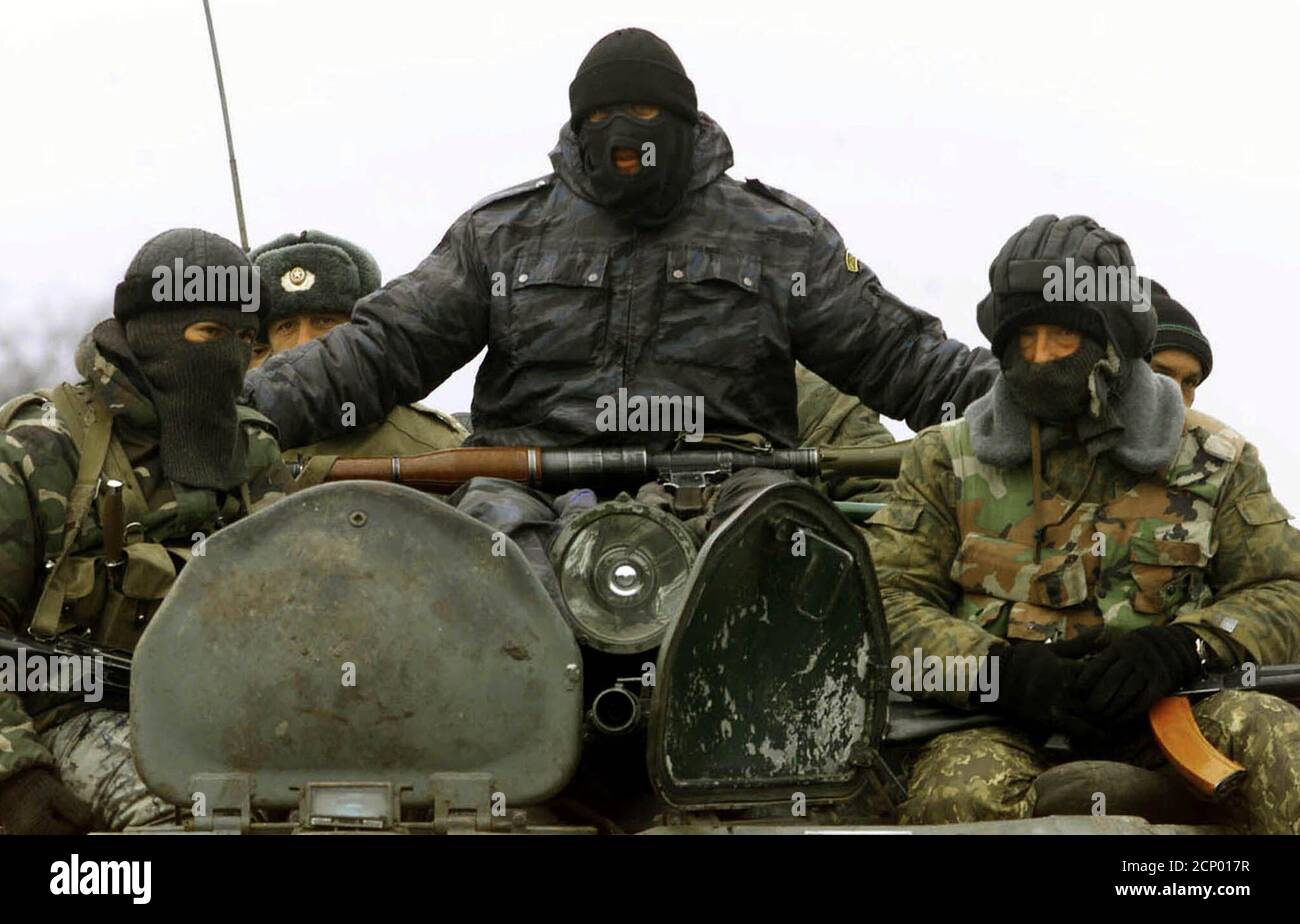Chechen soldiers killed hi-res stock photography and images - Alamy