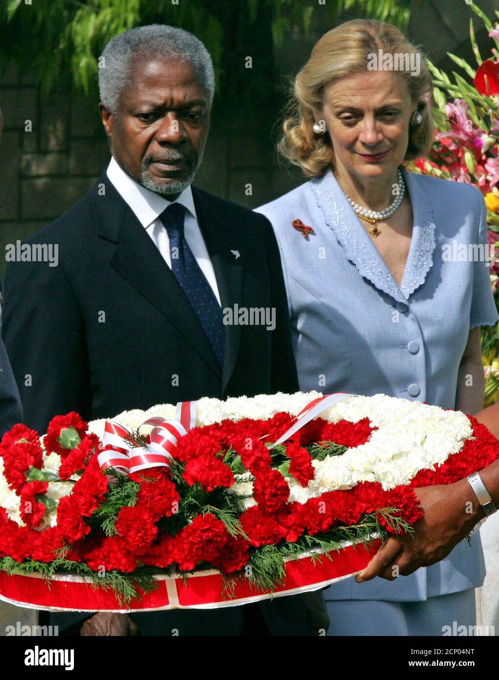 His wife nane annan hi-res stock photography and images - Alamy