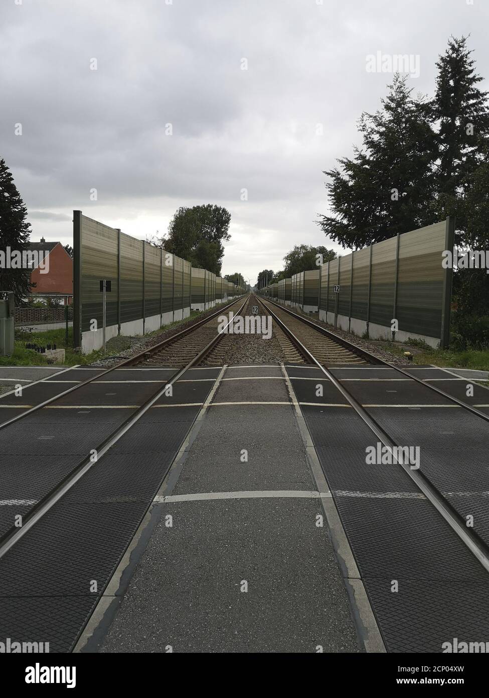 Train railroad crossing germany hi-res stock photography and images - Alamy