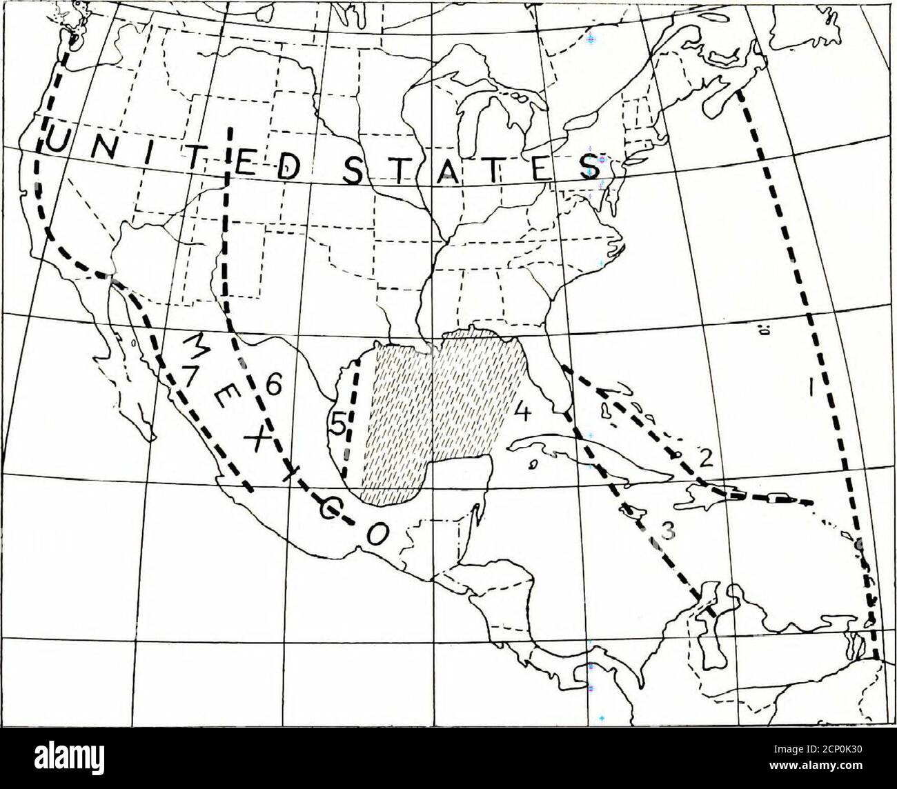 Migration map for birds hi-res stock photography and images - Alamy