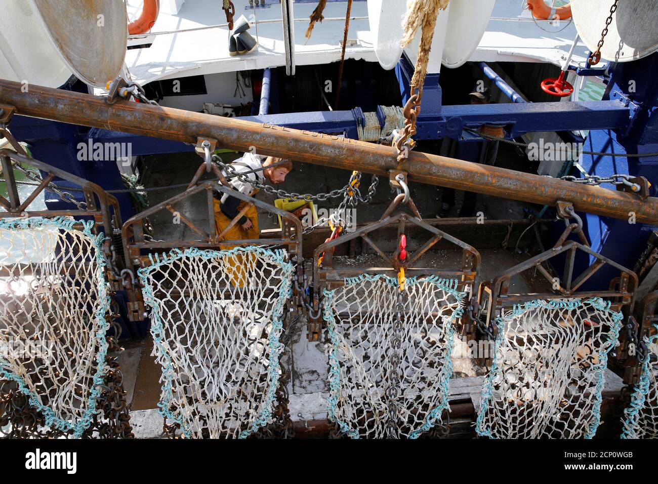 Scallop drag nets hi-res stock photography and images - Alamy