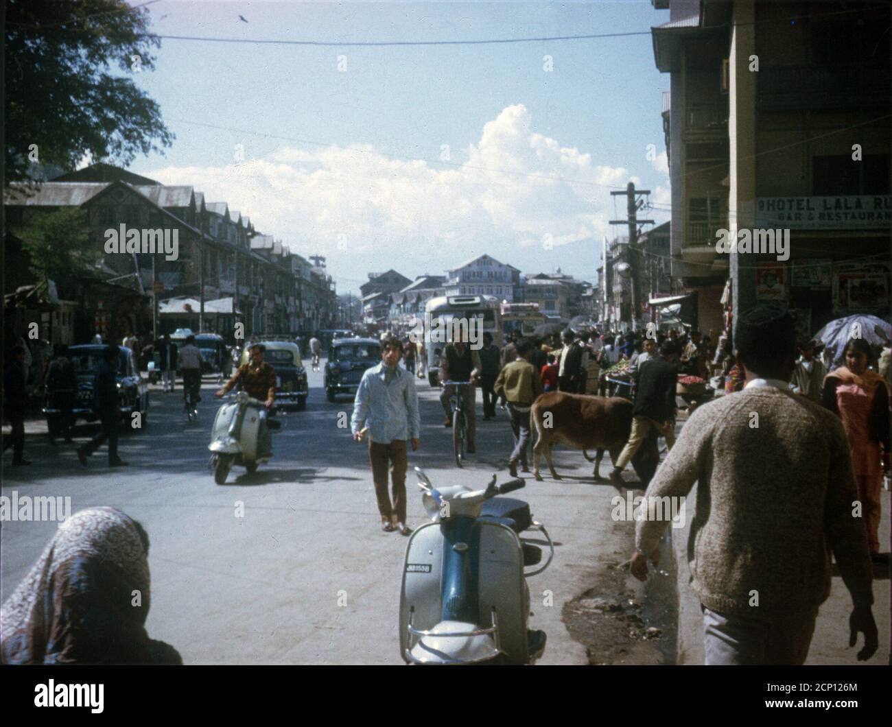 Street in Srinagar | Kashmir 1973 Stock Photo - Alamy
