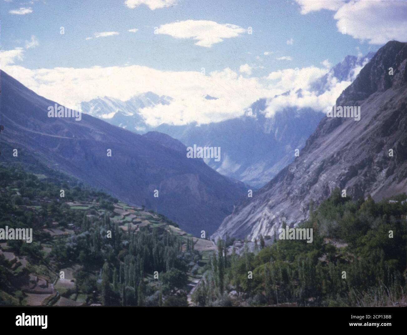 The fabled Hunza Vally | Northwest Pakistan 1973 Stock Photo - Alamy
