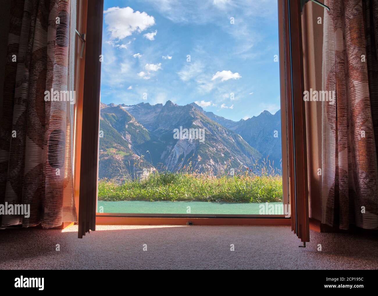 Mountain Window View