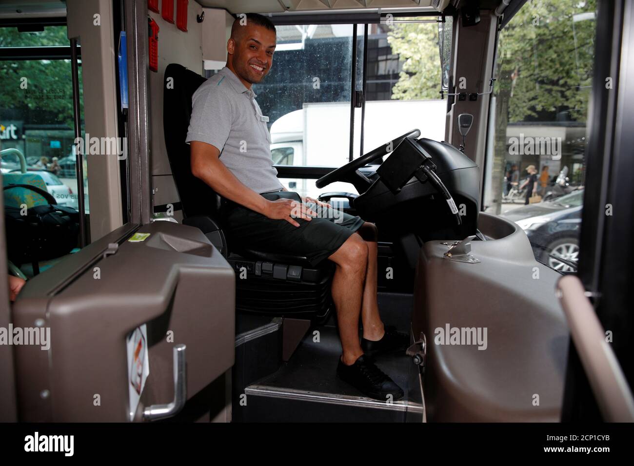 Bus Driver In Uniform High Resolution Stock Photography and Images - Alamy