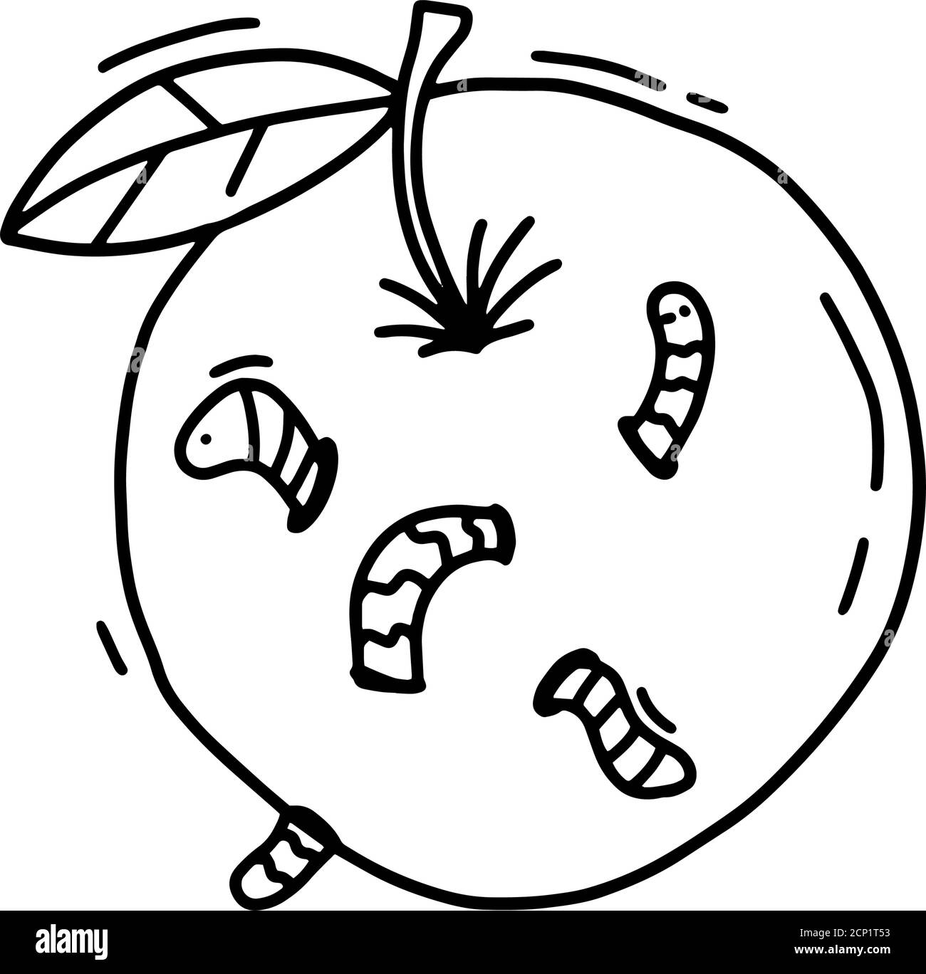 Worm Clip Art Black And White