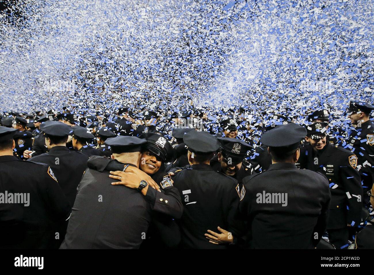 Hug a policeman hi-res stock photography and images - Alamy