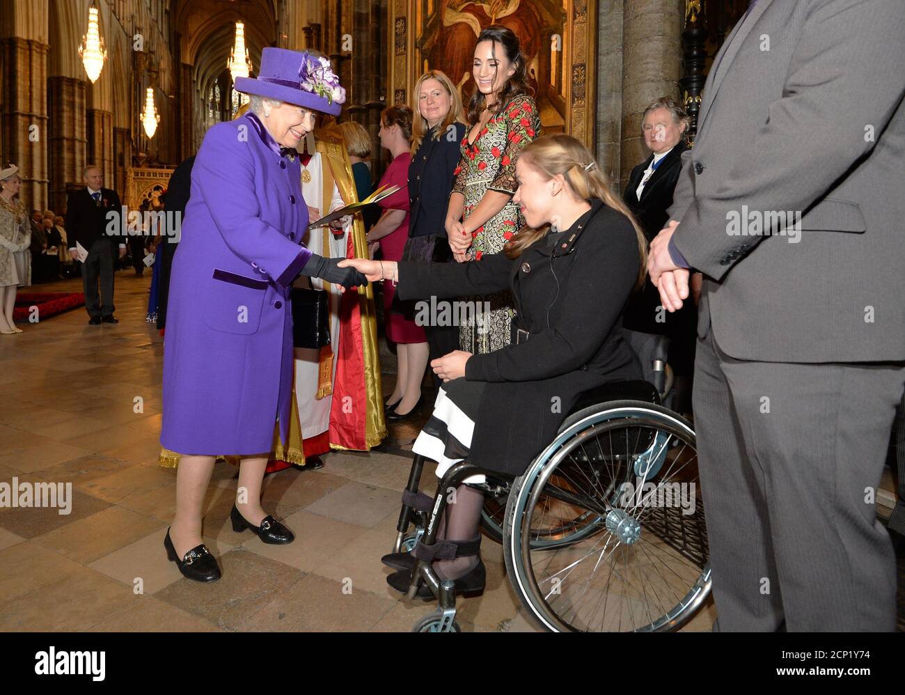 Queen elizabeth ii meets culture hi-res stock photography and images ...