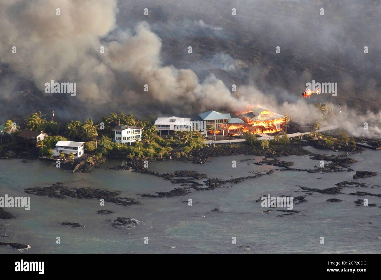 House fire volcano hawaii hi-res stock photography and images - Alamy