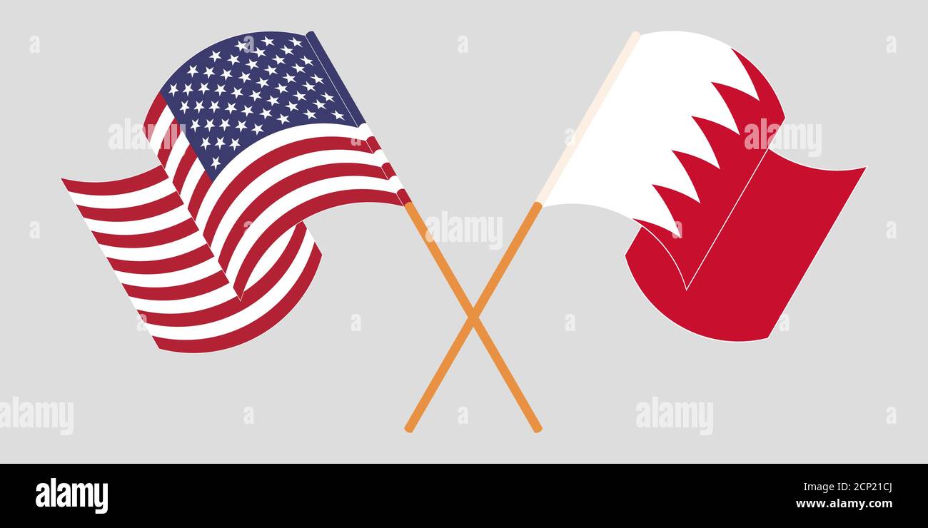 Bahrain united states flag Stock Vector Images - Alamy