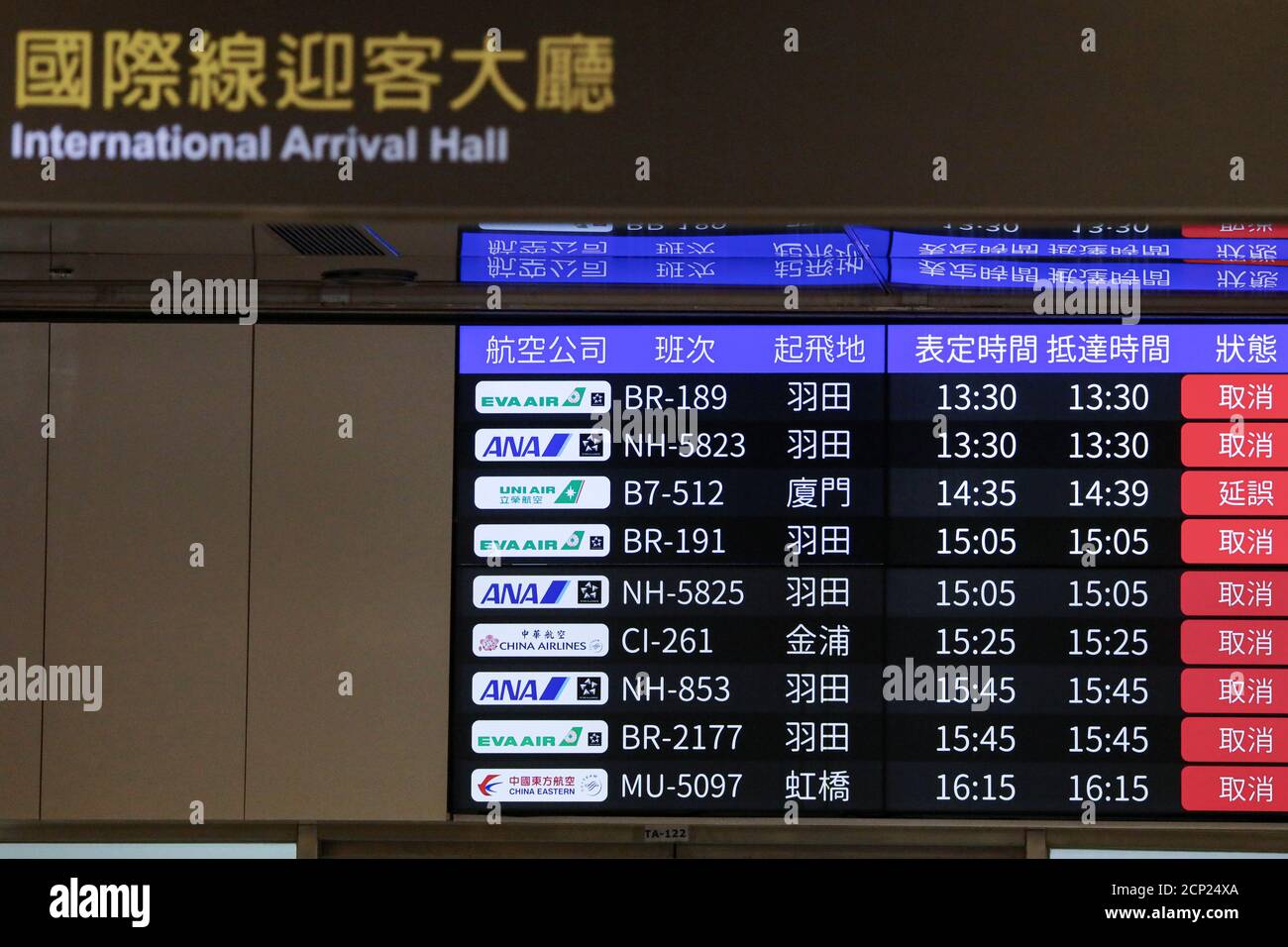 Flight information display system hi-res stock photography and images ...