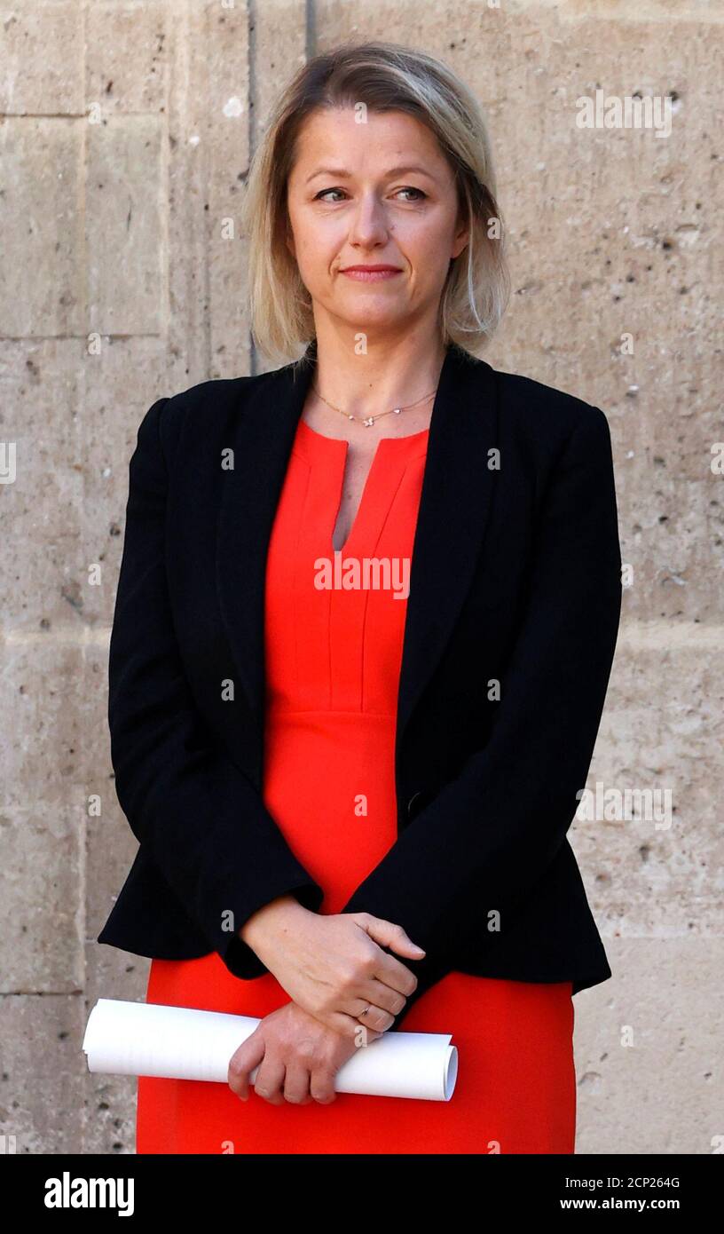 French ecological transition minister barbara pompili attends hi-res ...