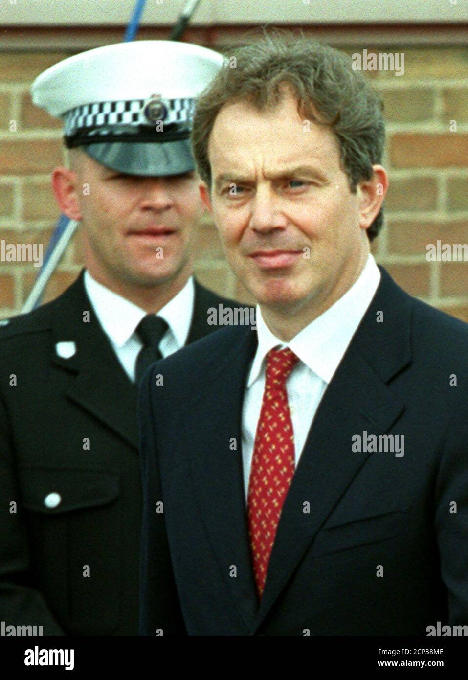 Eldest son euan blair had been arrested hi-res stock photography and ...
