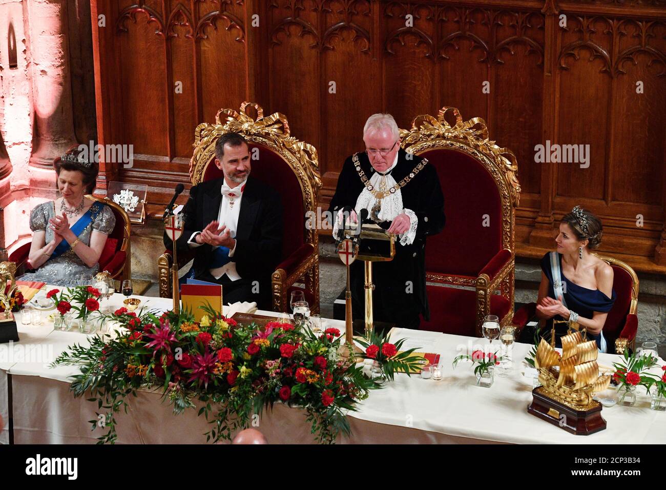 Princess anne state banquet in hi-res stock photography and images - Alamy