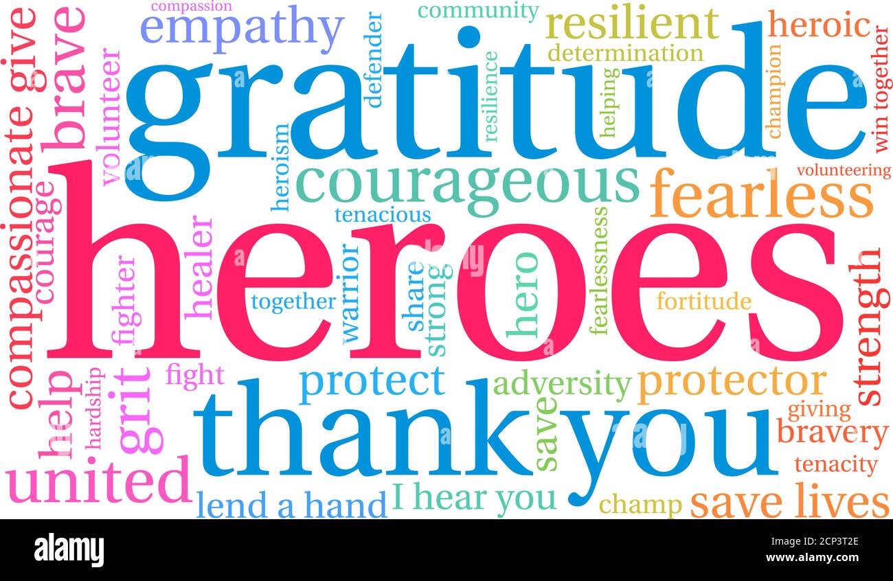 Heroes word cloud on a white background Stock Vector Image & Art - Alamy