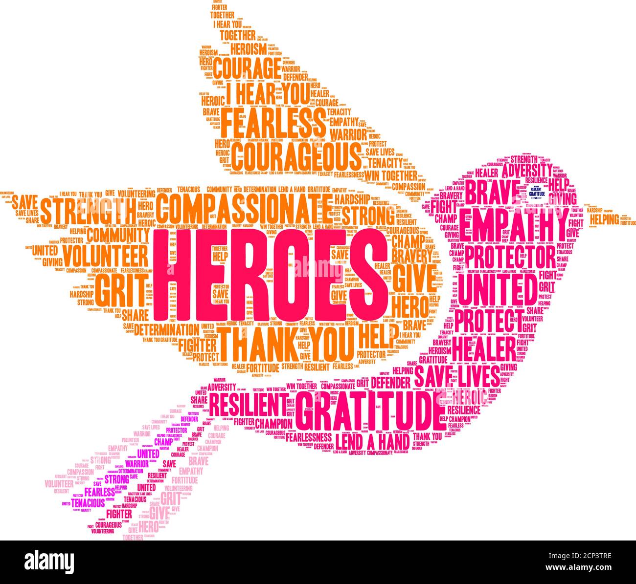 Heroes word cloud on a white background Stock Vector Image & Art - Alamy