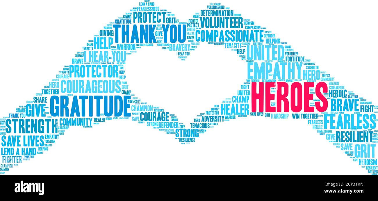 Heroes word cloud on a white background Stock Vector Image & Art - Alamy