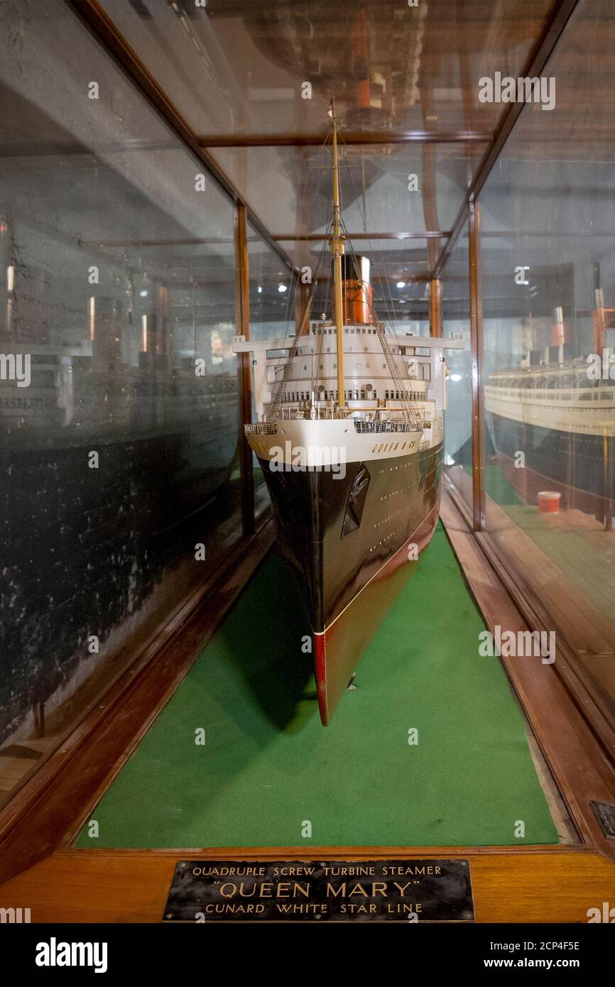 Queen mary ocean liner museum hi-res stock photography and images - Alamy