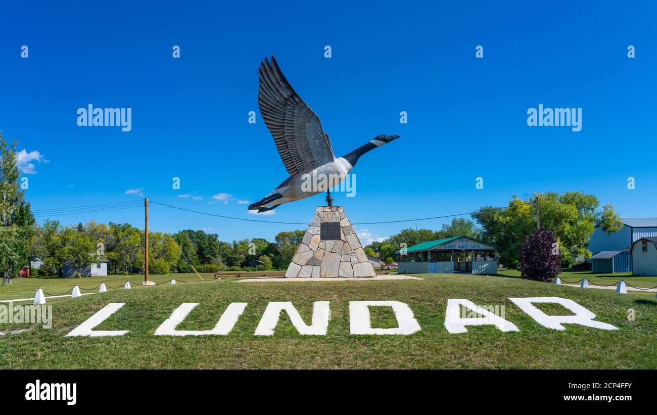 Goose statue hi-res stock photography and images - Alamy