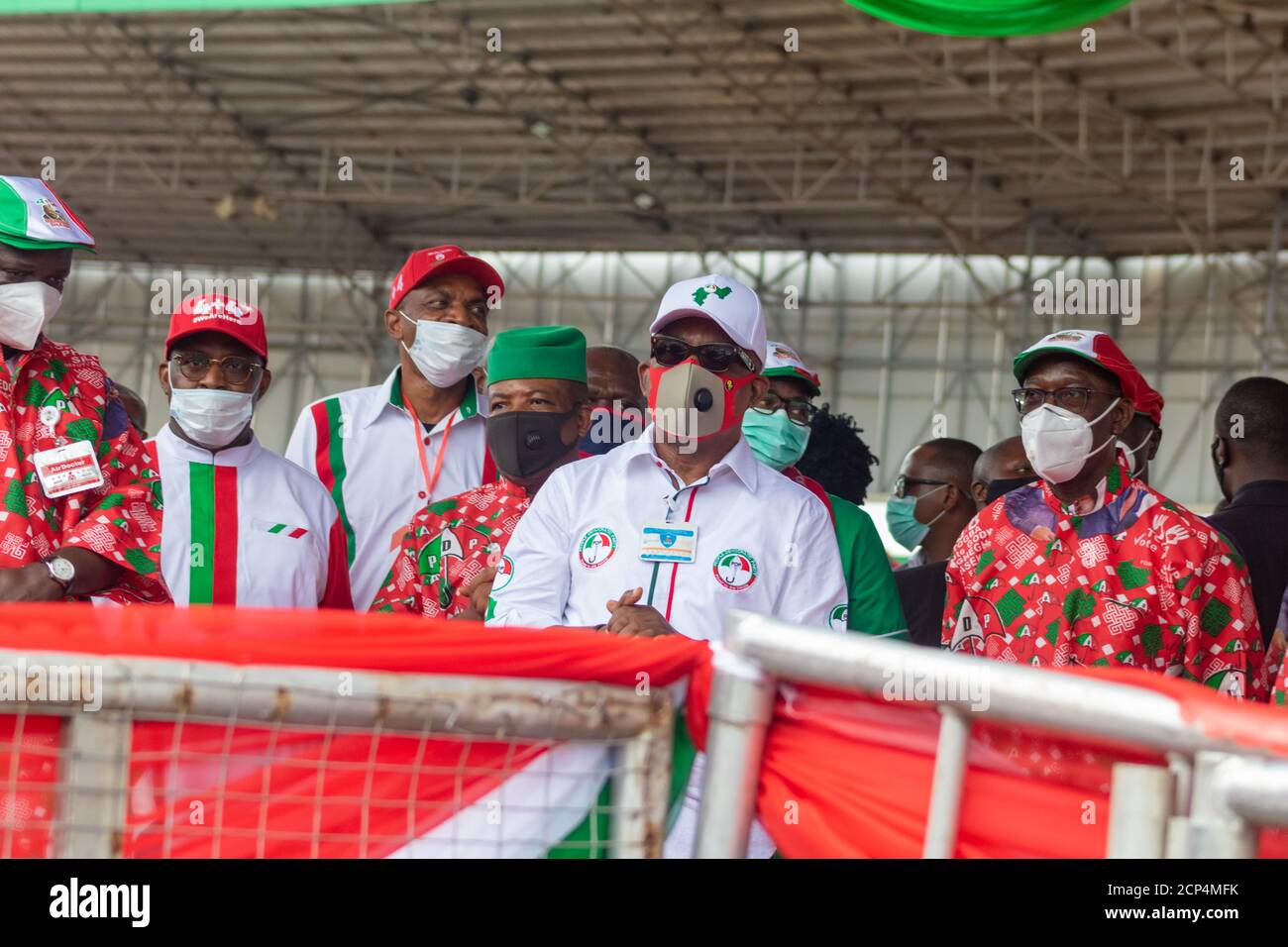 Pdp Mega Rally Campaign For Edo State Governorship Election Governor Godwin Obaseki Party Wins