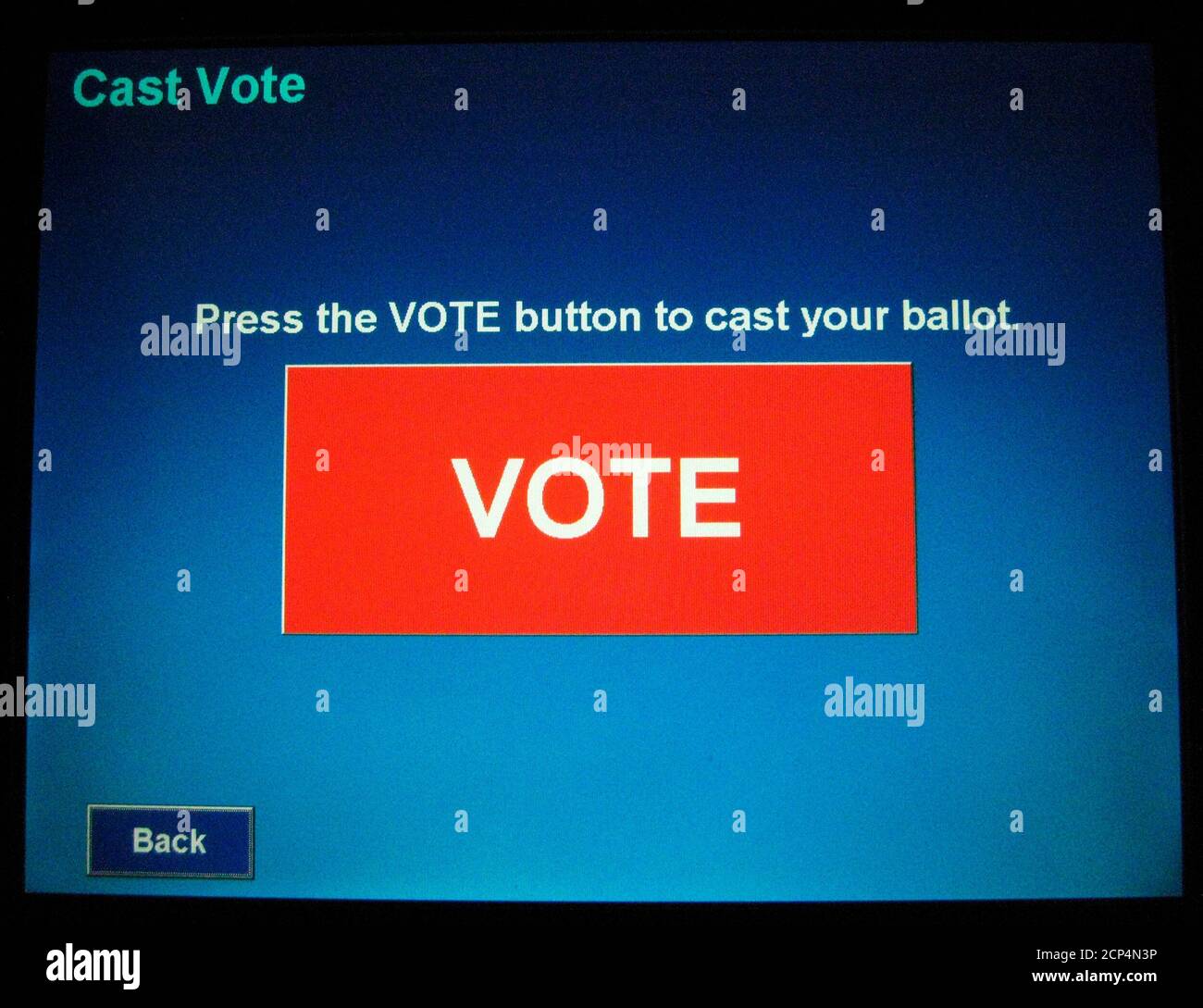 Touch screen voting machine hi-res stock photography and images - Alamy