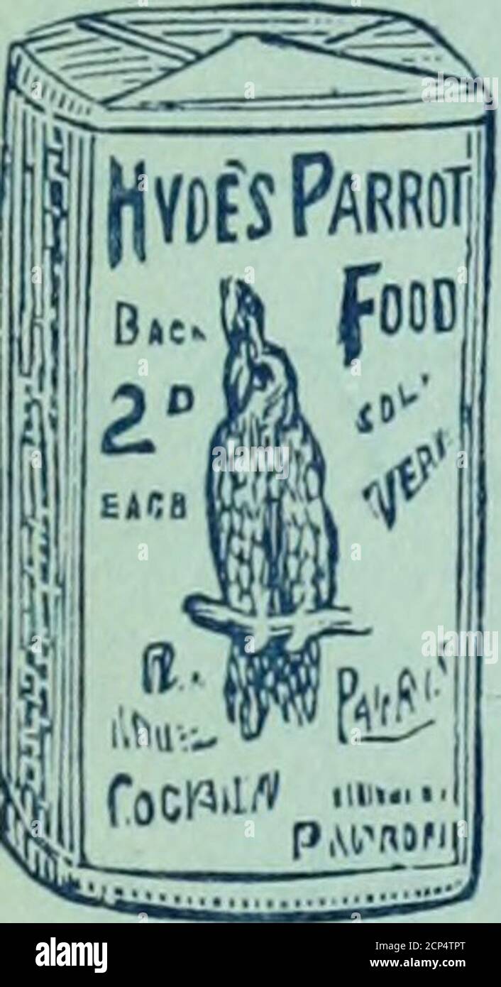 . Bird notes . HYDESPARROT FOOD Stock Photo - Alamy