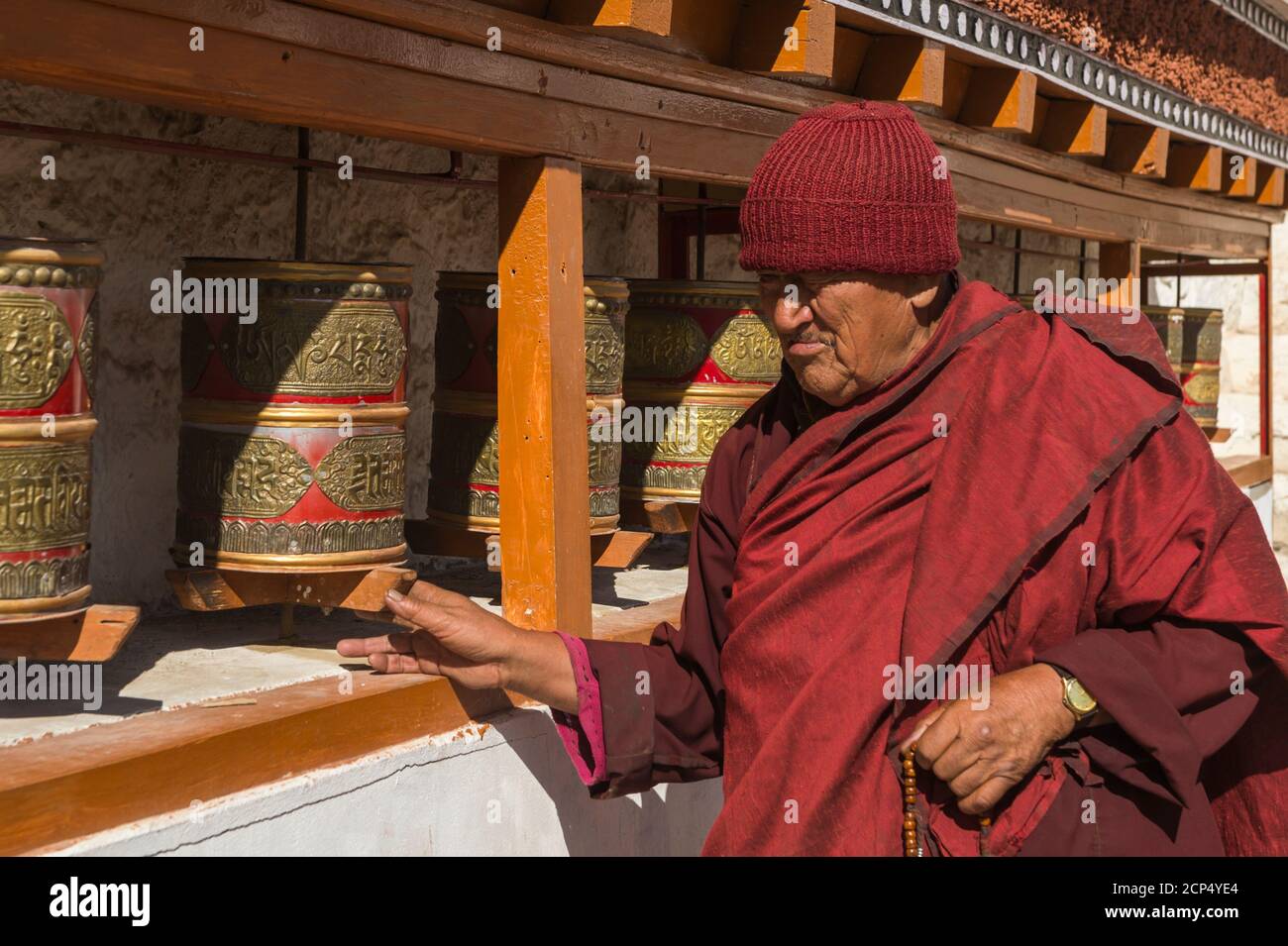in the monastery of Chemre Stock Photo - Alamy