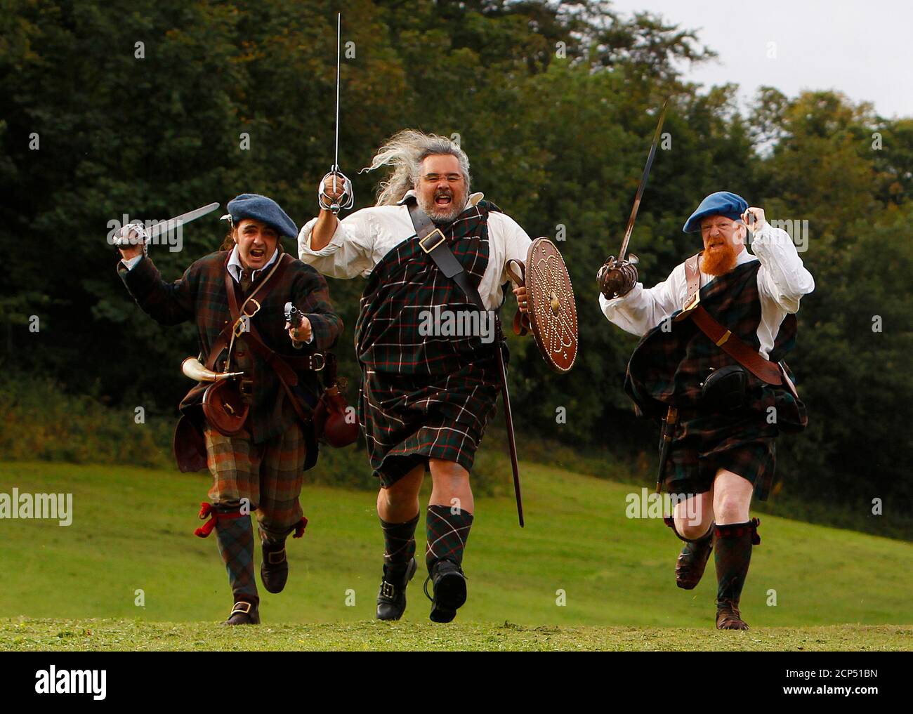 Jacobite army charge hi-res stock photography and images - Alamy