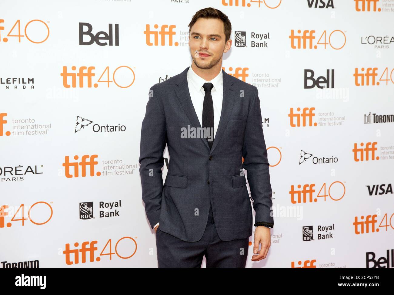 British actor nicholas hoult arrives hi-res stock photography and ...