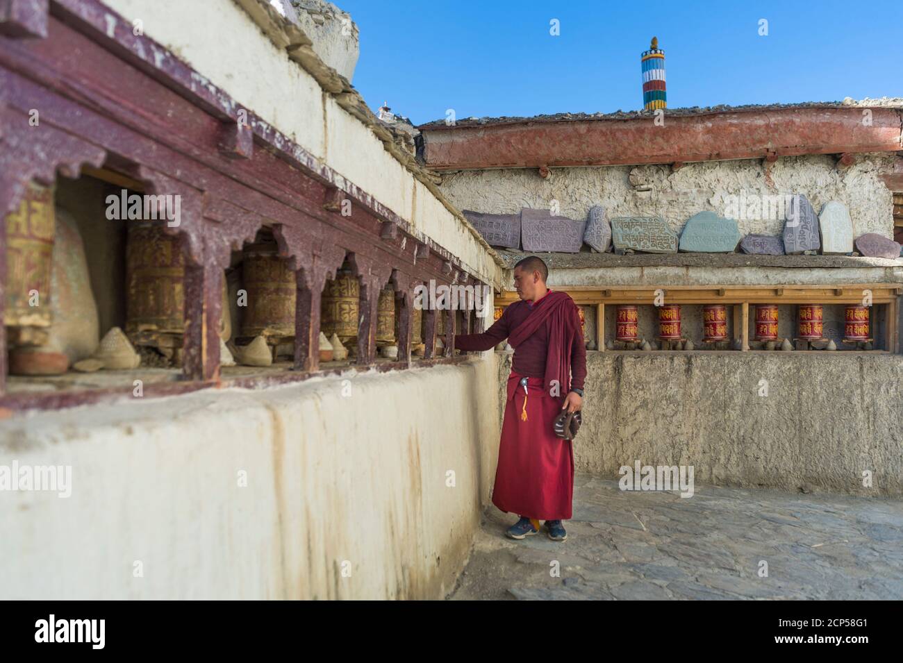 the Lamayuru Gompa monastery Stock Photo - Alamy