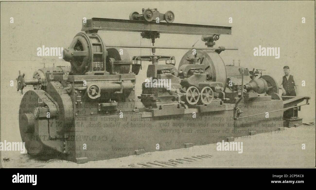. Railway mechanical engineer . View of Car Wheel Lathe Showing the ...