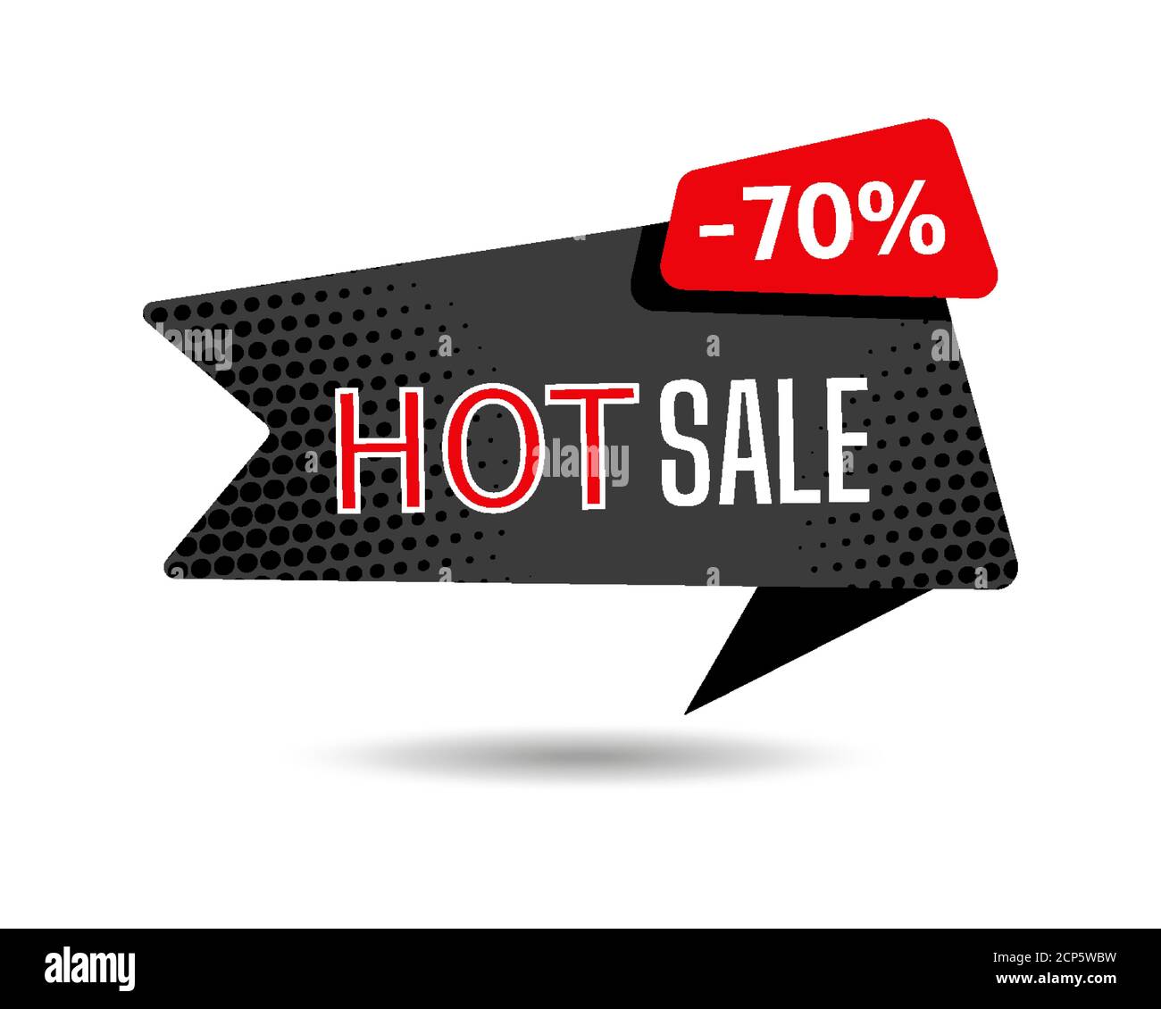 Black Friday hot sale black banner template. Abstract advertising sign ...