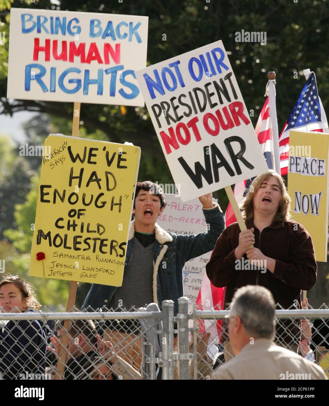 Michael jackson protest hi-res stock photography and images - Alamy