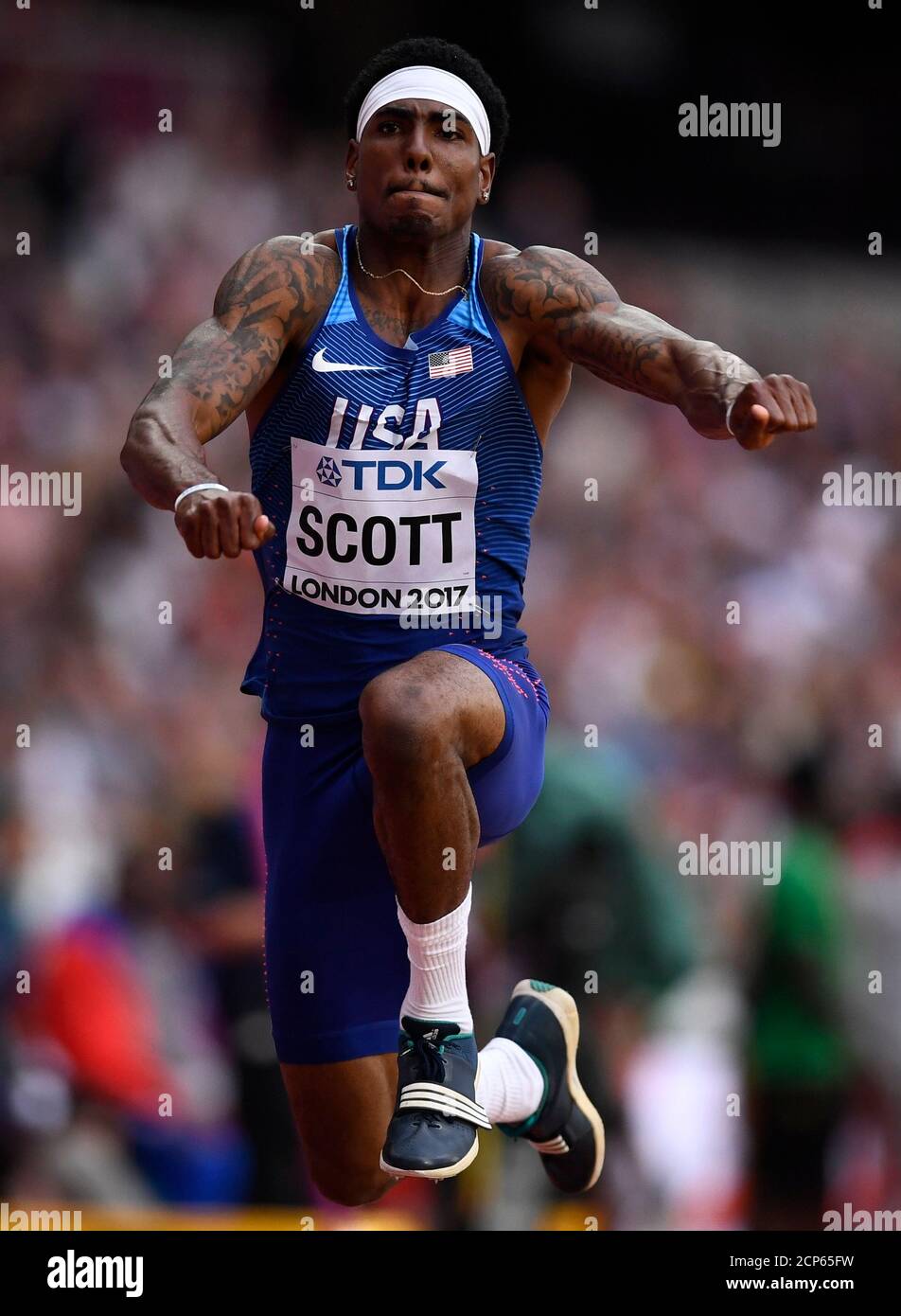 Donald Scott Triple Jump High Resolution Stock Photography and Images ...