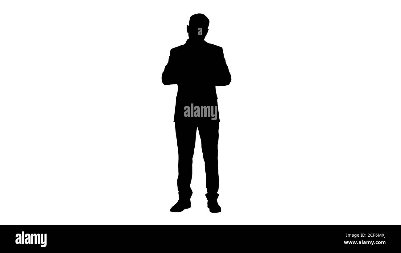 Turk business man texting on his phone, Alpha Channel Stock Photo - Alamy