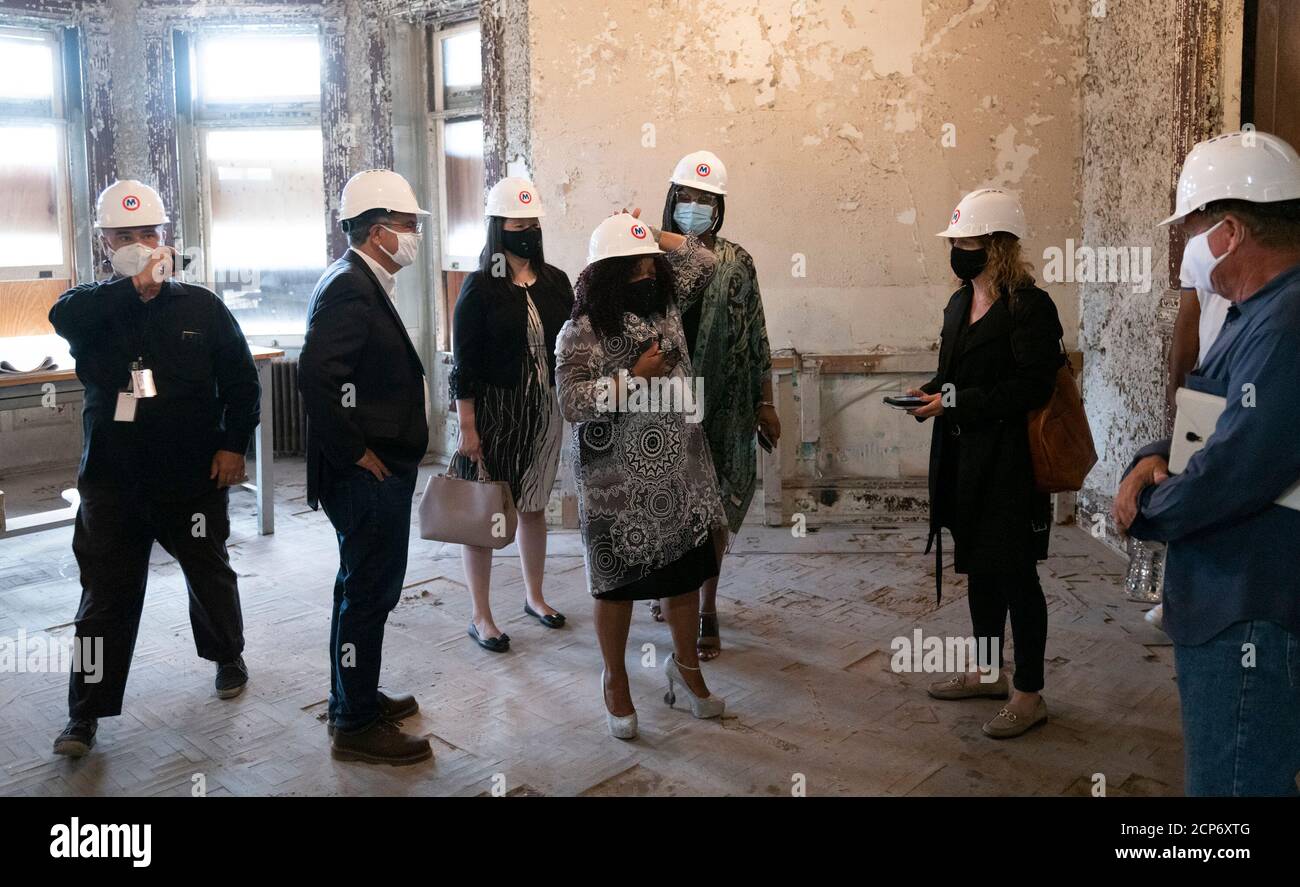 Newark, New Jersey, USA. 17th Sep, 2020. Mayoral Aide for Clergy ...