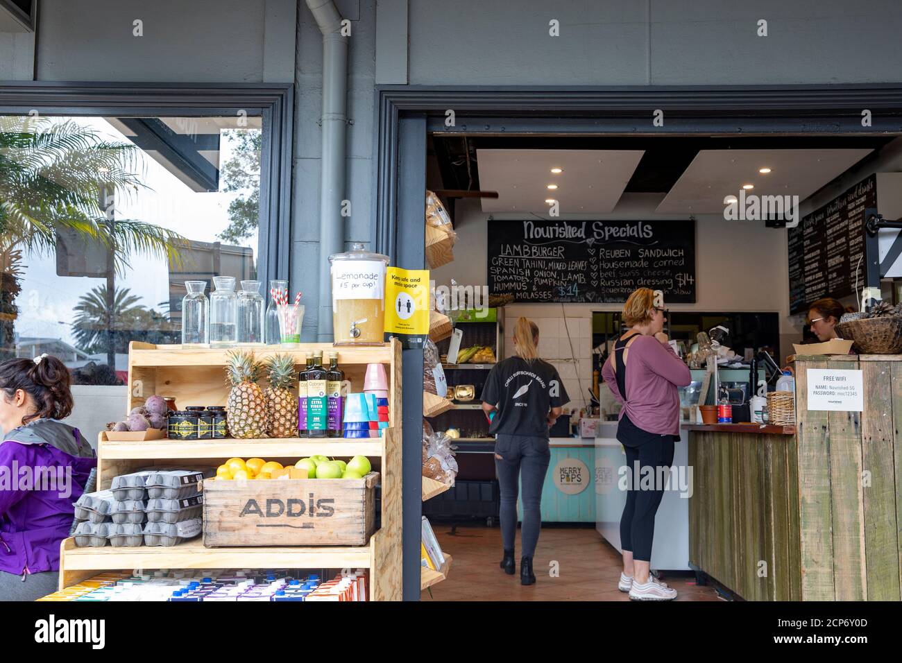 Woman australian cafe hi-res stock photography and images - Alamy