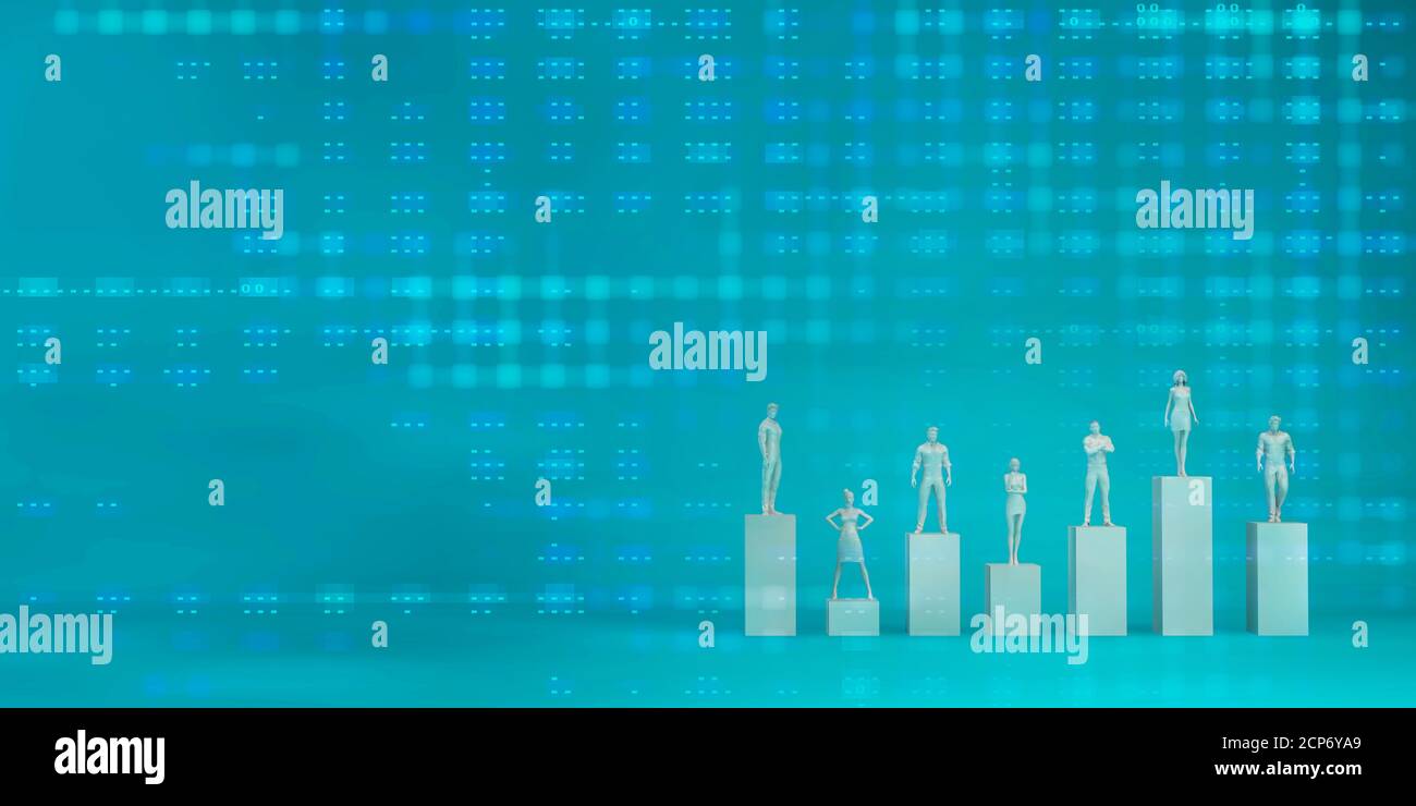 Empowered Business People Standing as a Success Concept Stock Photo - Alamy