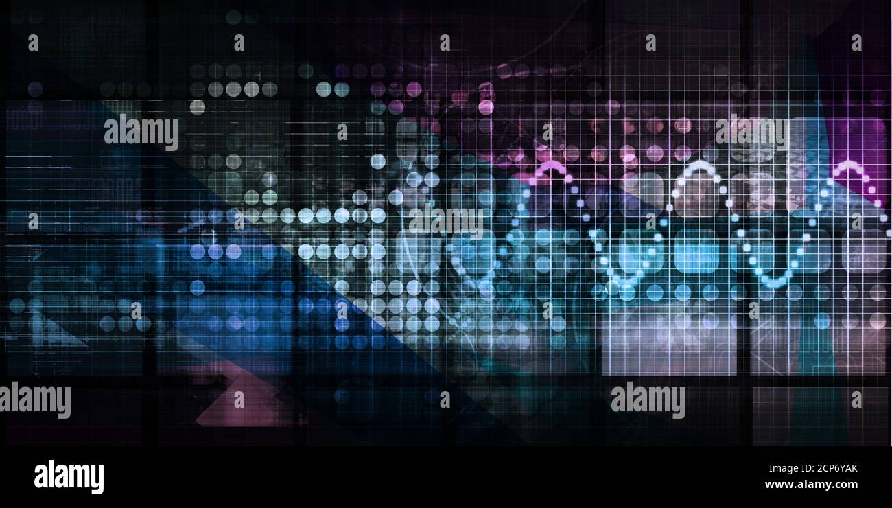 Medical Software of the Future with Futuristic Interface Stock Photo ...