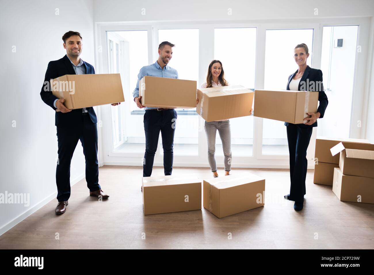 Office Moving Boxes Images