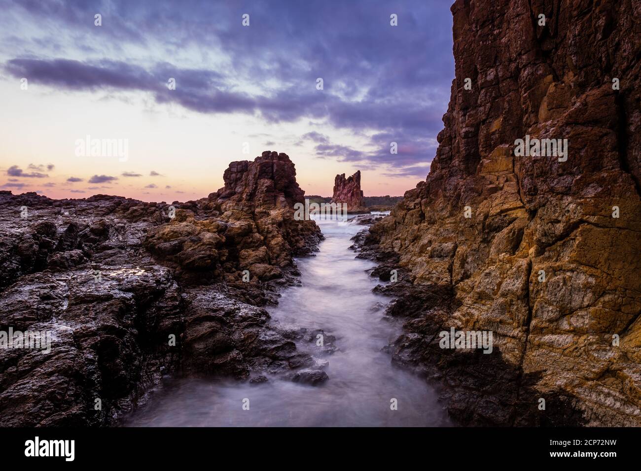 Cathedral rocks in Kiama Downs of Australia Stock Photo - Alamy