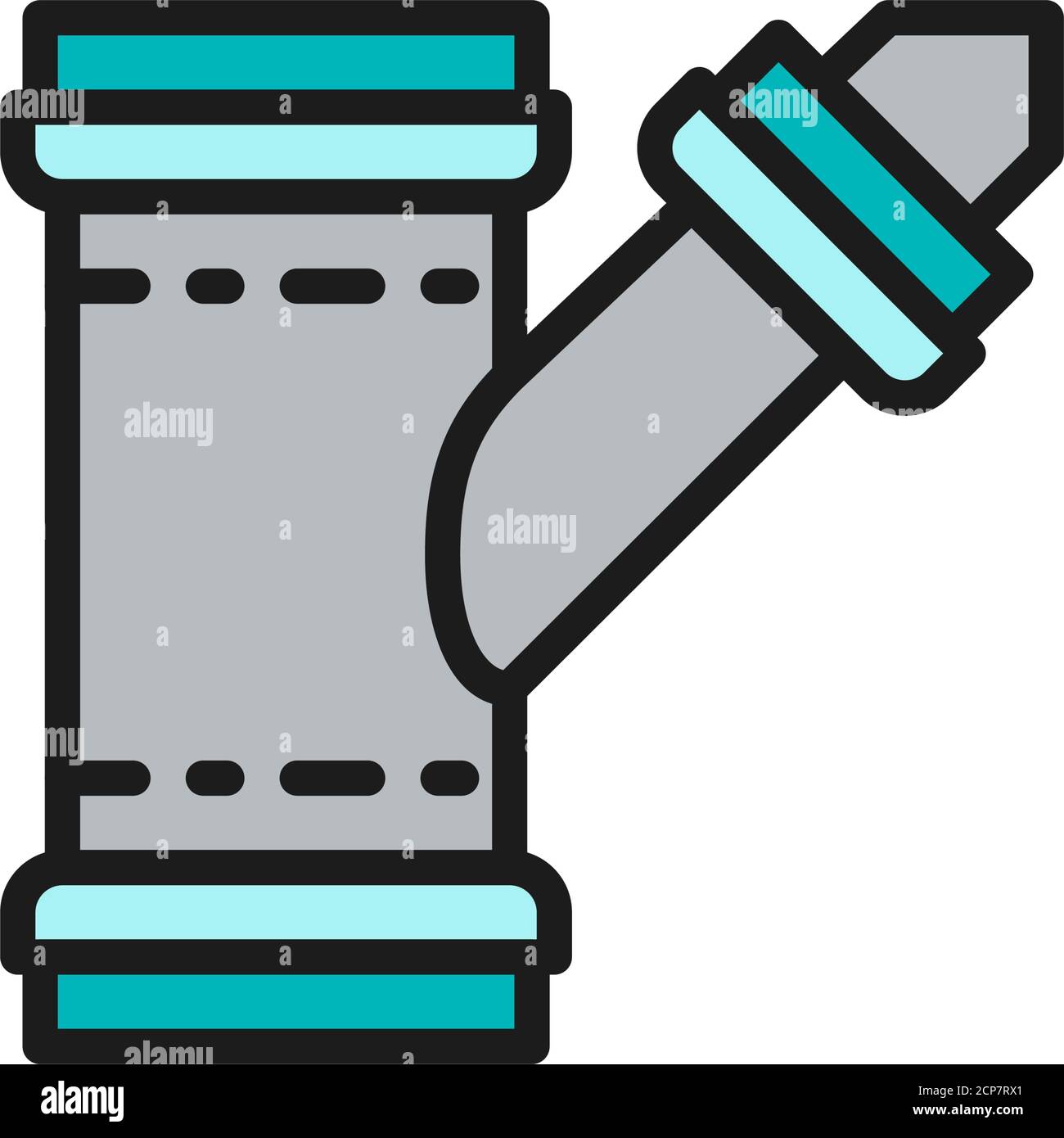 Pipe fitting connector Stock Vector Images - Alamy