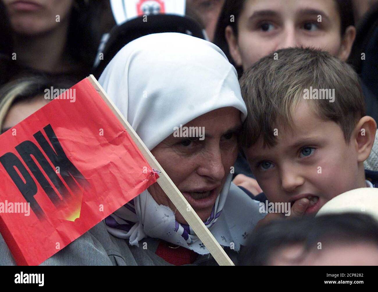 Kosovo liberation army flag hi-res stock photography and images - Alamy