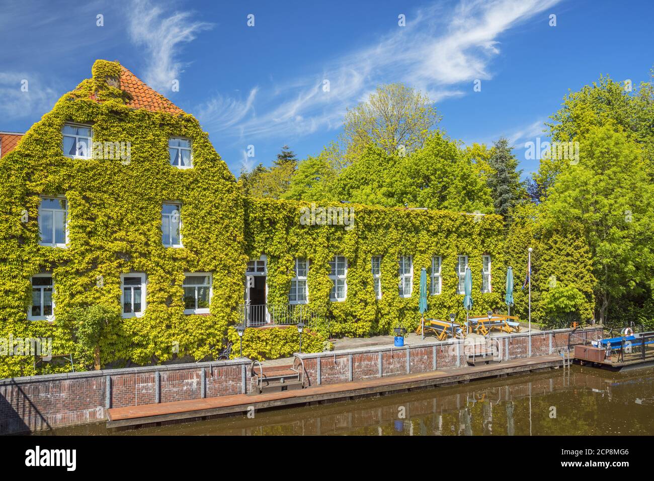 Restaurant Feldkamp at Knockster Tief in Hinte, East Friesland, North ...