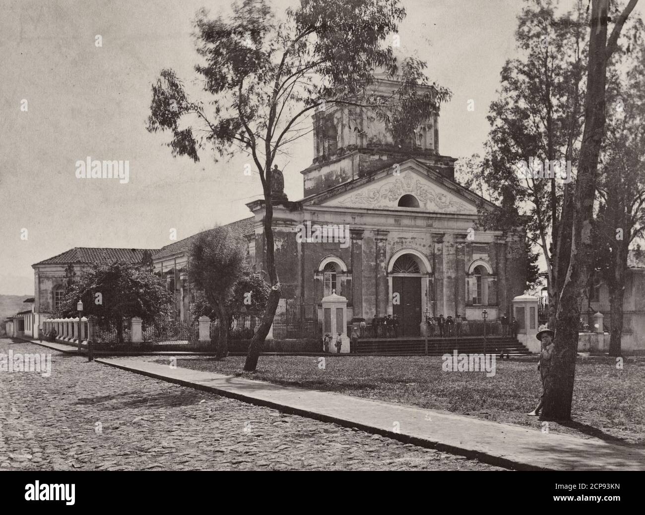 Carmen Church, Heredia, Costa Rica, circa 1890 Stock Photo - Alamy